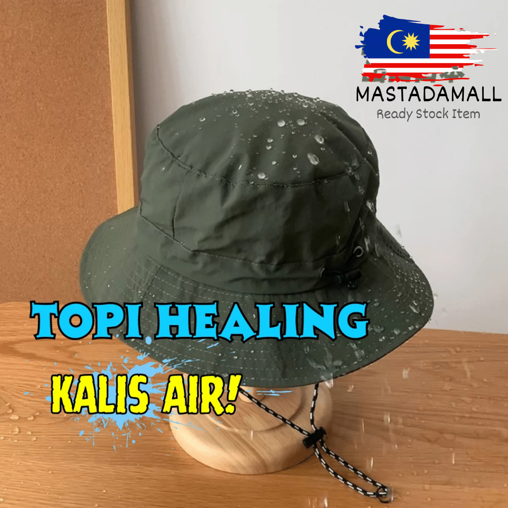 TOPI HEALING KALIS AIR | PACKABLE HAT Camping Hat Outdoor Bucket Hat ...