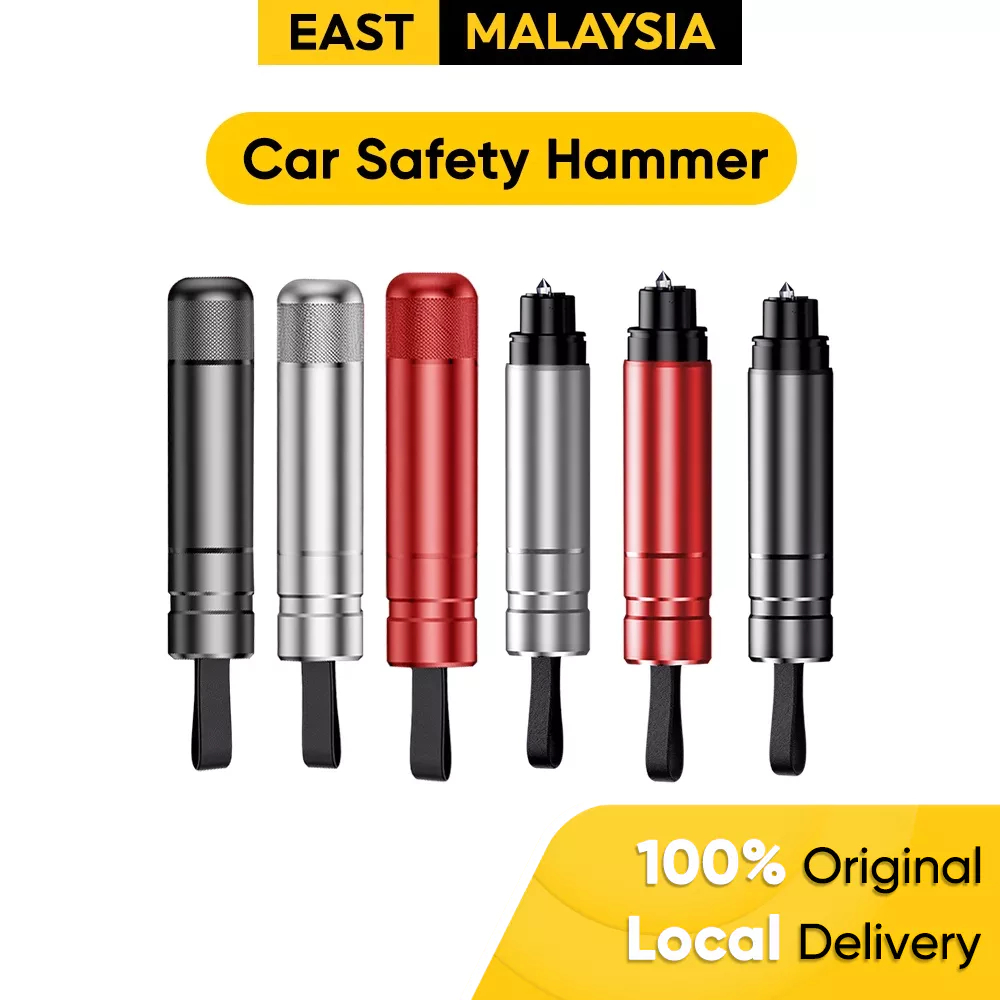 Car Safety Hammer Window Breaker Seat Belt Cutter Emergency Escape Tool ...