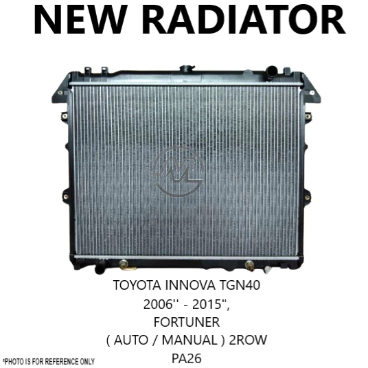 NEW RADIATOR TOYOTA INNOVA TGN140 2016'' - 2022" PETROL AUTO MANUAL ...