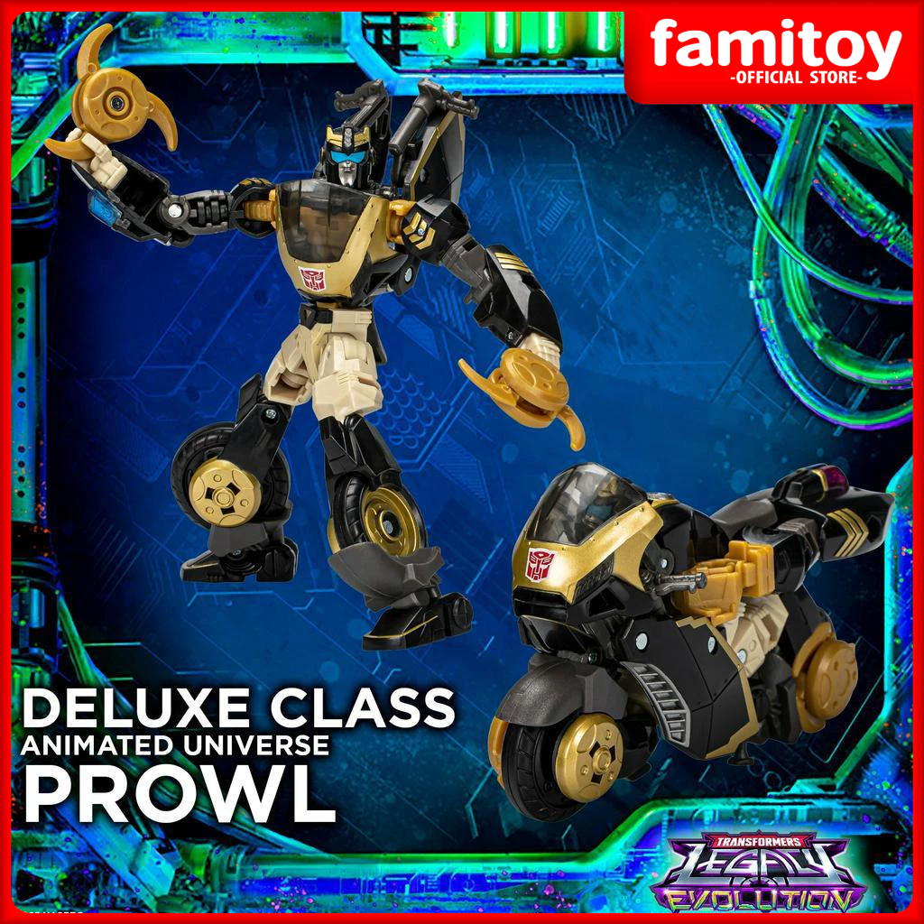 Hasbro Transformers Generations Legacy Evolution Deluxe Class Animated Universe Prowl | Shopee ...