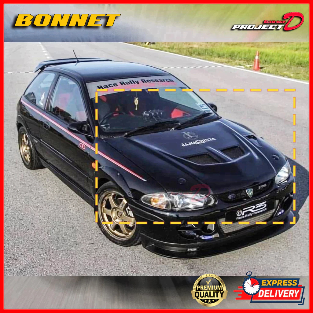 💥Ready Stock💥Proton WIRA **EVO 6 EVO 7** BONNET ( Copy Ori Scoop Tebal ...