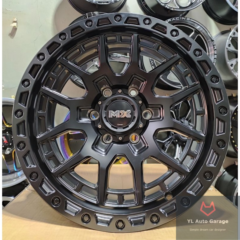 [4x4] Lenso Mx-Gravel Sport Rim [Matte Black] 18x9JJ ET20 (6x139.7 ...
