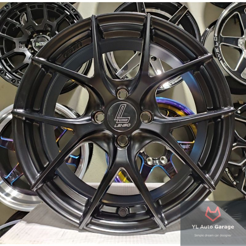 Lenso Jager-Dyna Sport Rim 16x7JJ ET35 (4x100) | Shopee Malaysia
