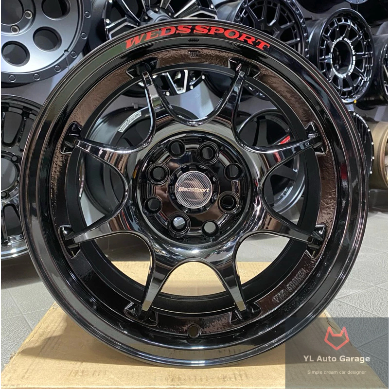 TC05 [Gloss Black] Sport Rim 15x7JJ ET35 (4x100/114.3) | Shopee Malaysia
