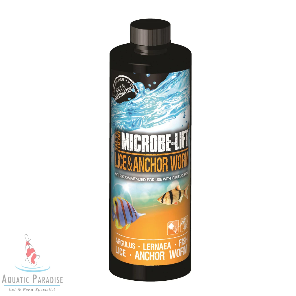Microbe-Lift Aquarium Lice And Anchor Worm Fish Medication Treatment ...