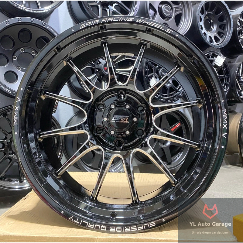 [4x4] GAIA MMX V Flow Forming Sport Rim [Gloss Black] 20x10JJ ET5/ET15 ...