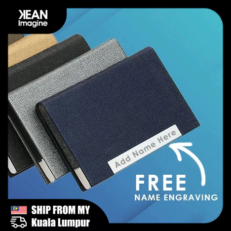 Custom Laser Engraving/Print Name/Logo On PU Leather Stainless Steel ...