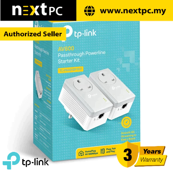 [Ready Stock] TP-LINK TL-PA4010P KIT AV600 / TL-PA7017 KIT AV1000 ...