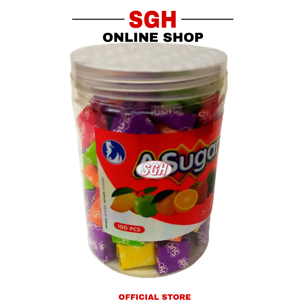 Asugar Chew Candy Sugus (Jar) 100pcs Halal | Shopee Malaysia
