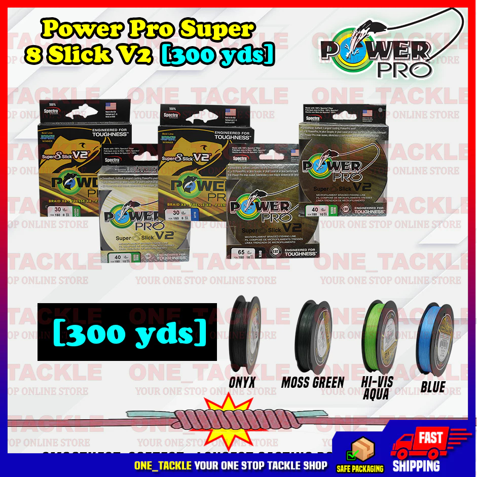 Power pro line super 8 Slick 300 yds | Shopee Malaysia