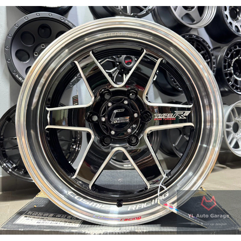 [4x4] Cosmis Type-R Sport Rim [Gloss Black] 18x8.5JJ ET35 (6x139.7 ...