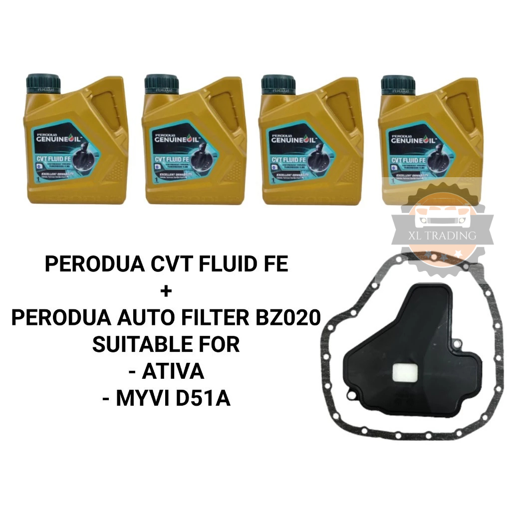 PERODUA ATF CVT FE AUTO TRANSMISSION OIL (1L) + AUTO FILTER SET ...