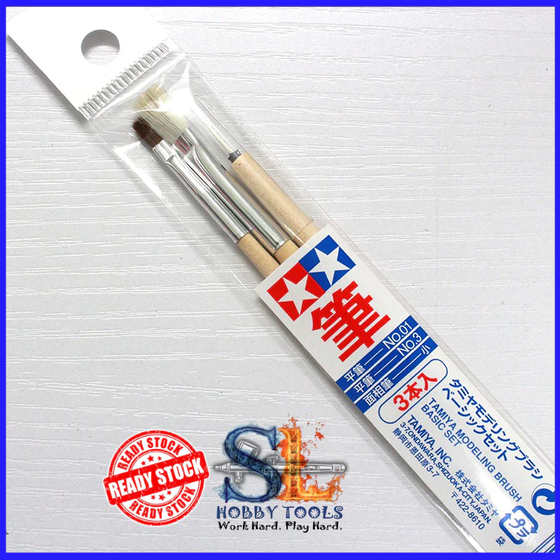 Tamiya 87066 Modeling Brush Basic Set | Shopee Malaysia