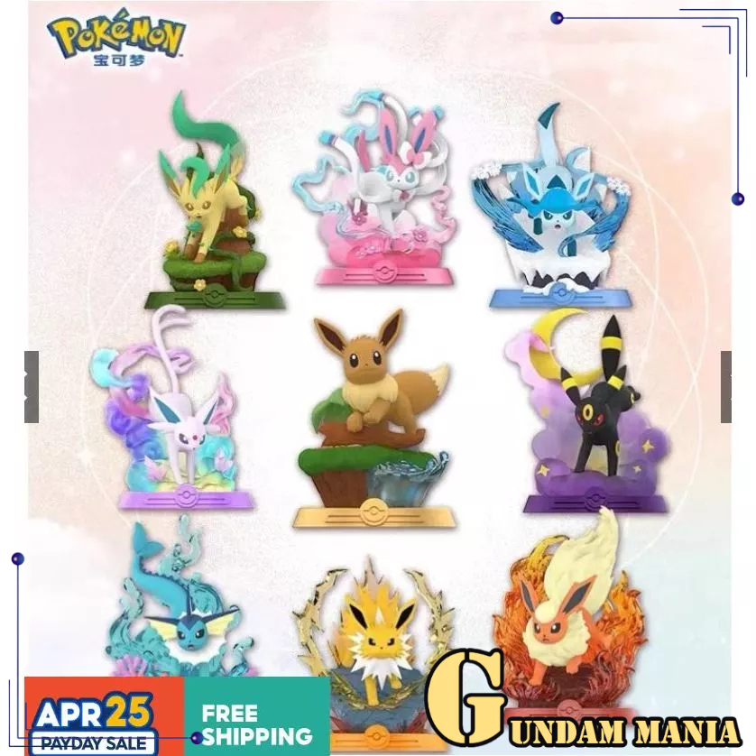 【ORIGINAL】FUNISM Pokemon Eevee Evolution 2.0 Blind Box Figure | Shopee ...