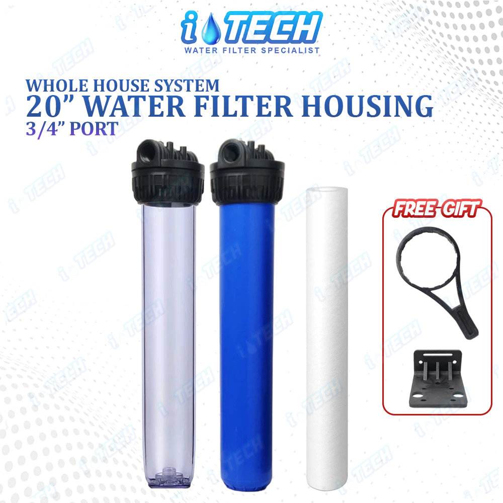 Heavy Duty 20 Inches Water Filter Housing 20" Filter Housing with PP ...