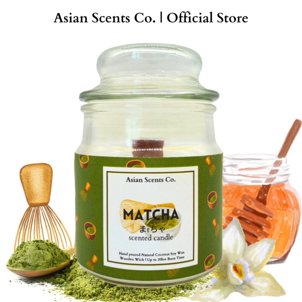 Asian Scents Co. Matcha Travel Size Scented Candle (80g) | Shopee Malaysia