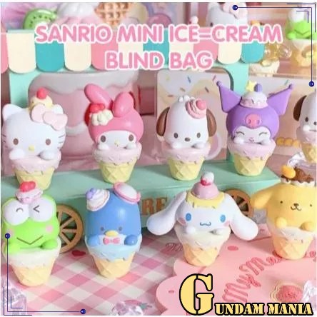 【ORIGINAL】3Pcs/1Pack SANRIO MINI AISKRIM ICE CREAM Blind Bag | Shopee ...