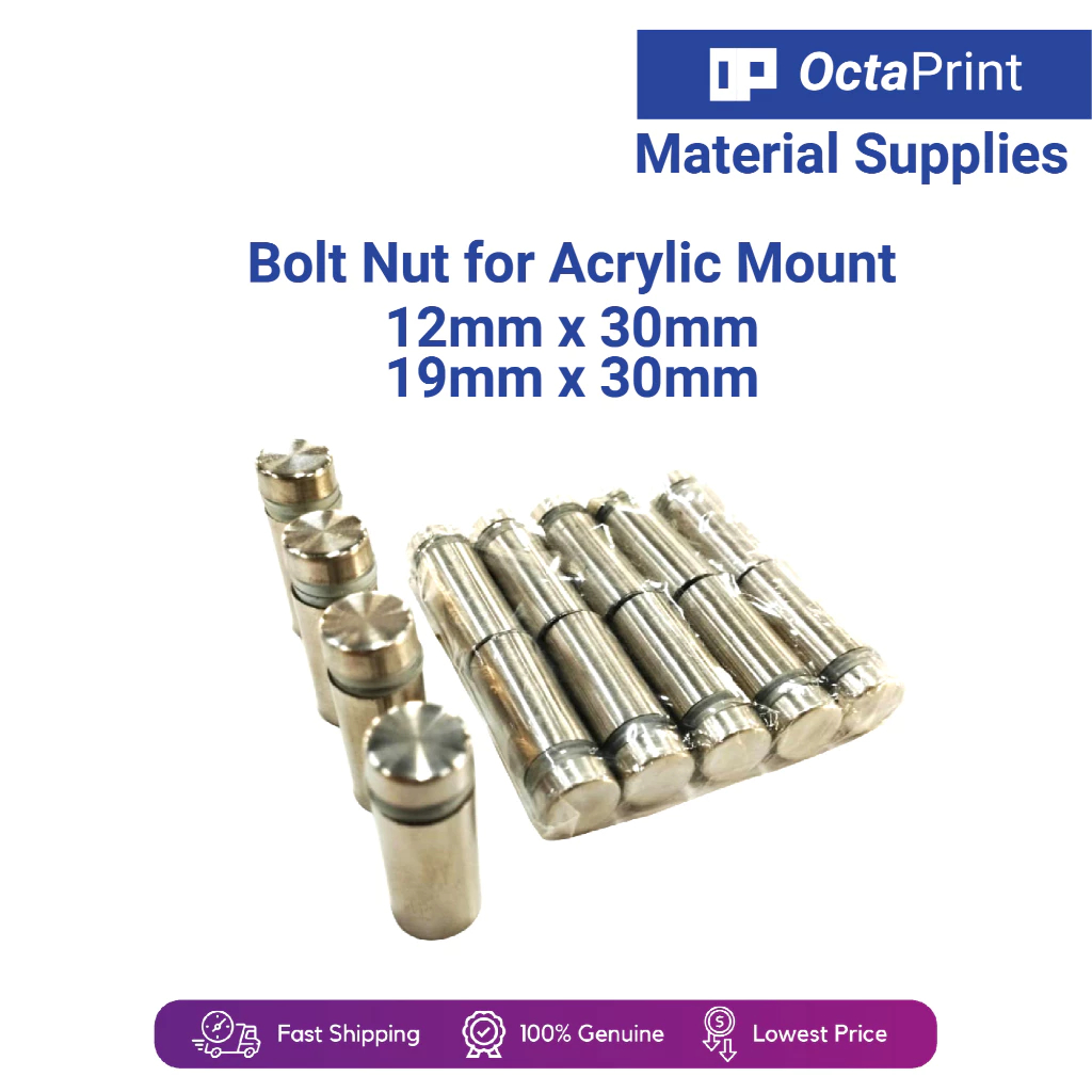 [Ready Stock] Bolt Nut Acrylic Display Fastener | Shopee Malaysia