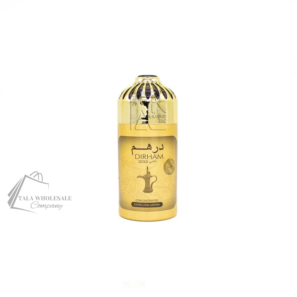 DIRHAM GOLD - DEODORANT CONCENTRATED PERFUMED SPRAY (250 ML/9 FL.OZ) BY ...
