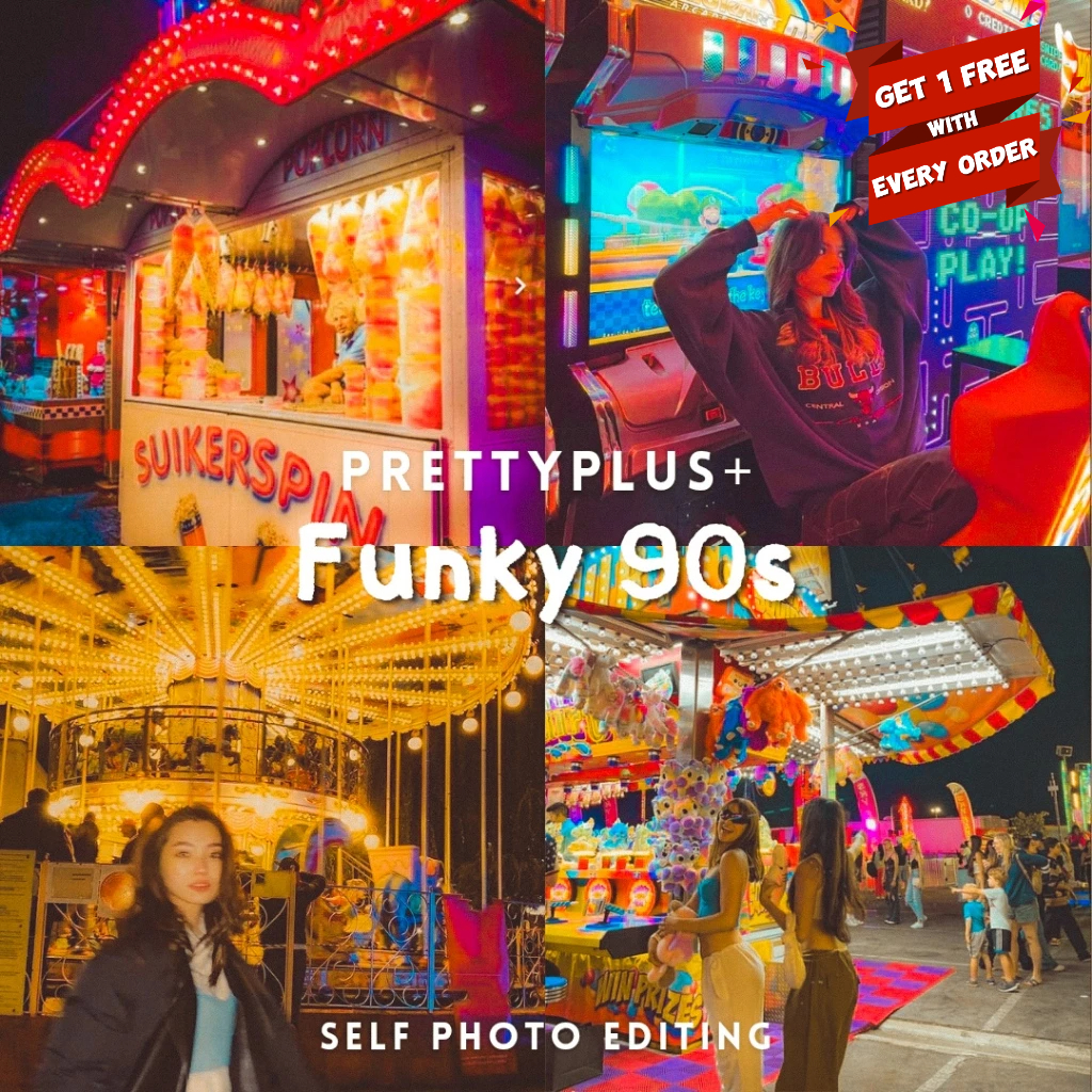 Funky 90s | Lightroom Preset Mobile IOS Android & PC Desktop | Random ...