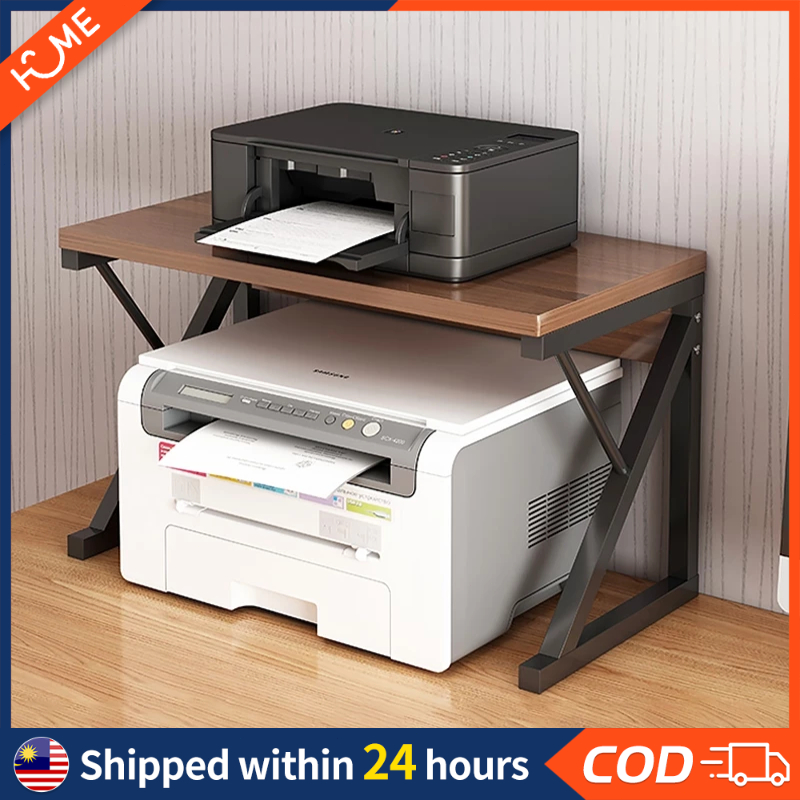 Printer Rack Multi-Layer Printer Shelf Desk Organizer Document Rack ...