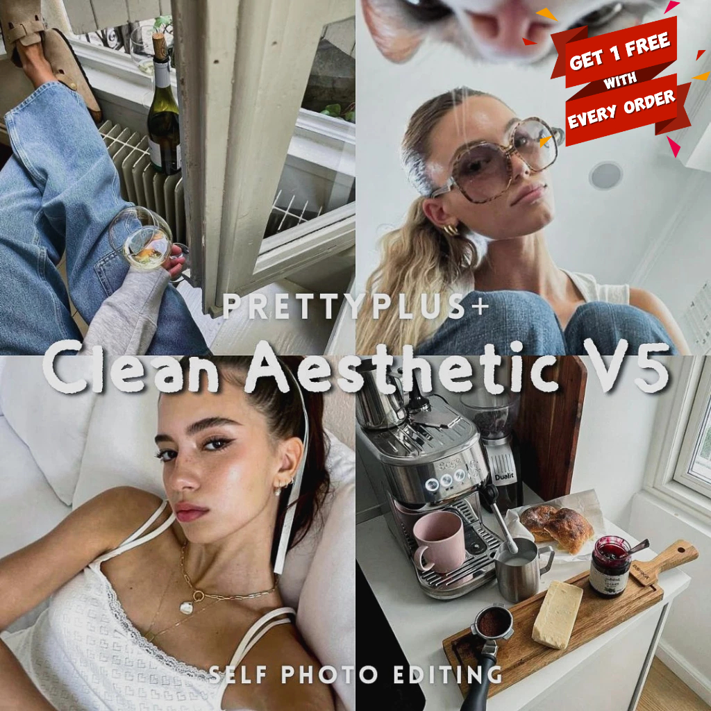 Clean Aesthetic V5 | Lightroom Preset Mobile IOS Android & PC Desktop ...