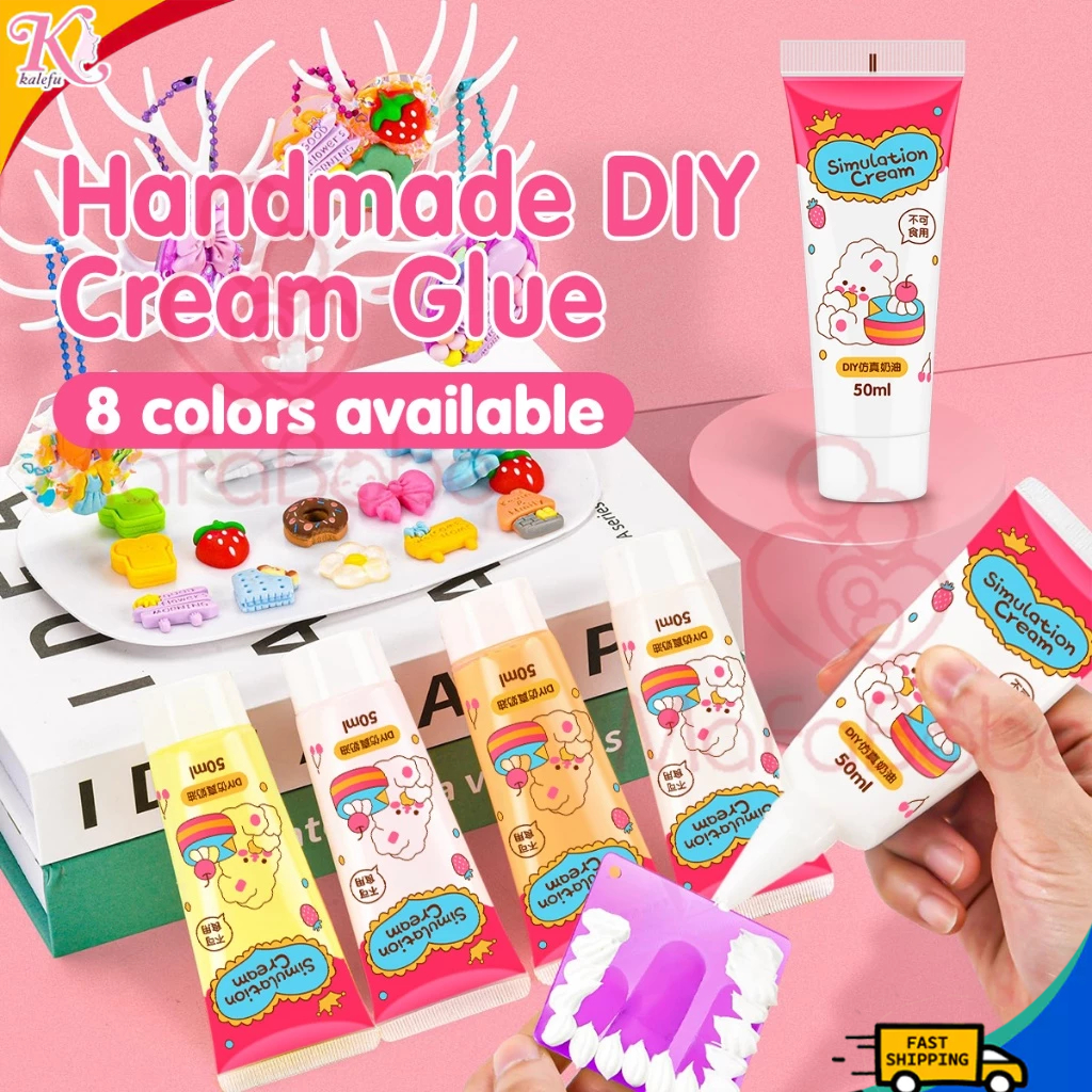 MaFaBabe 50g Resin Clay Cream Glue, DIY Glue, Decorative Cream, Resin ...