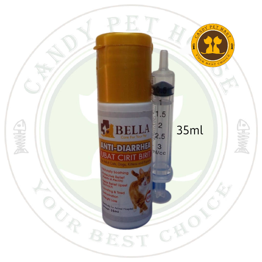 Bella Anti-Diarrhea Ubat Cirit Birit Haiwan (35ml) | Shopee Malaysia