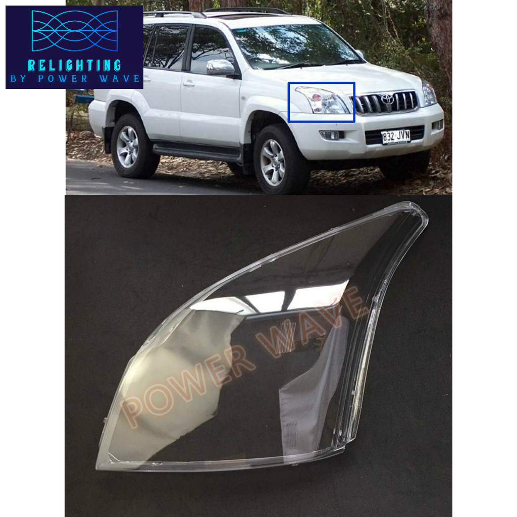 TOYOTA PRADO 2003-2009 HEADLAMP COVER HEADLAMP LENS HEADLAMP CASING ...
