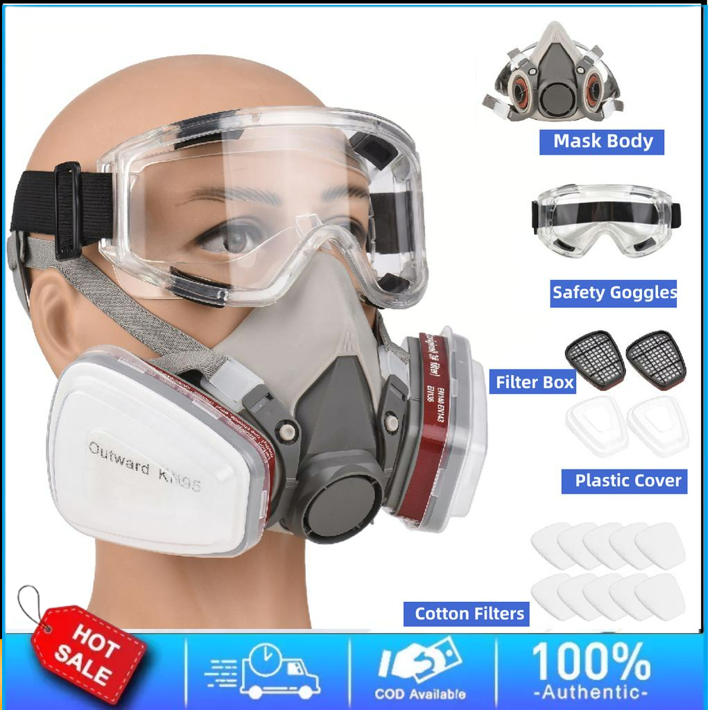 Ready Stocks 16 in1 6200 Gas Mask Dust Mask Chemical Spray Paint ...