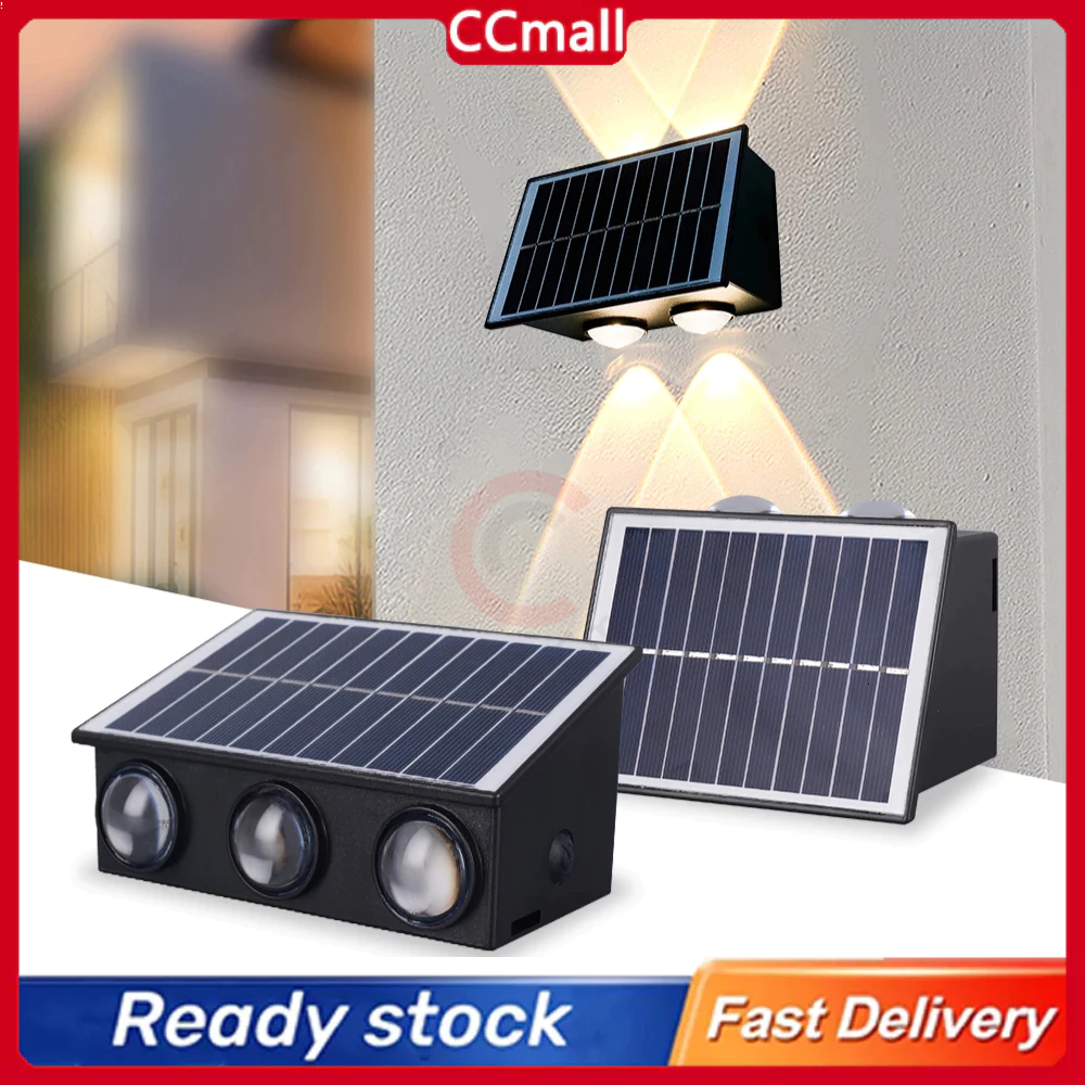 Lampu Dinding Solar LED Outdoor Waterproof Lighting Solar Wall Light 4 ...