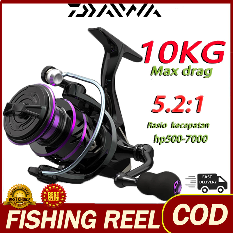 Ultra Light Shrimp Reel DAIWA Seawater Reel Mesin Pancing Murah ...