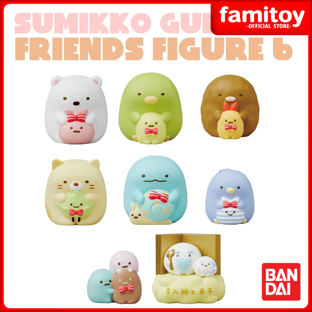 Bandai Shokugan Sumikko Gurashi Friends Vol.6 すみっコぐらしフレンズ Set of 8 ...