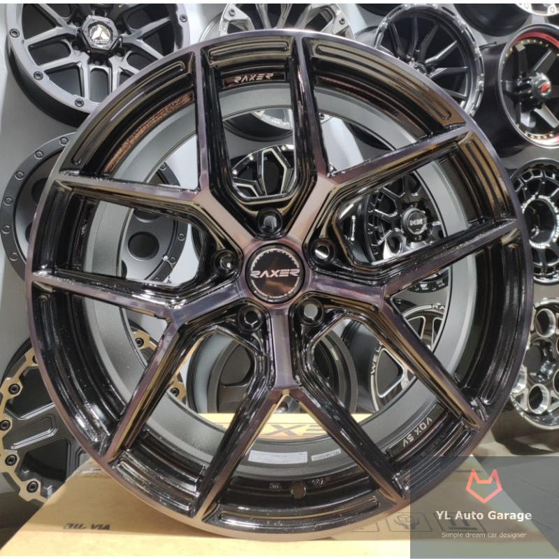 Raxer Vox5v Flow Forming Sport Rim 18x8 5jj Et40 5x112 114 3 Shopee