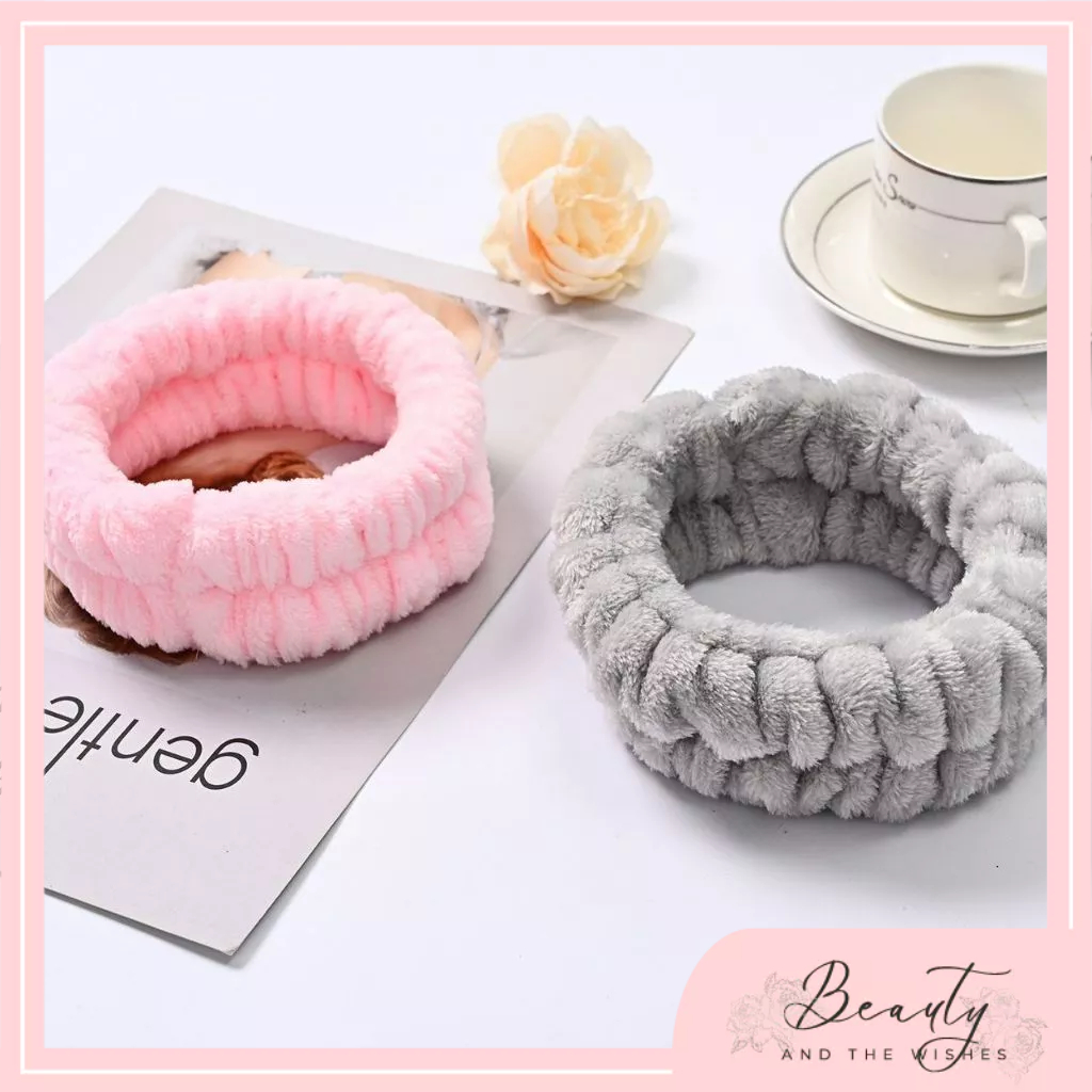 Korean Facial Hairband Make Up Hairband Shower Headband Face Wash ...