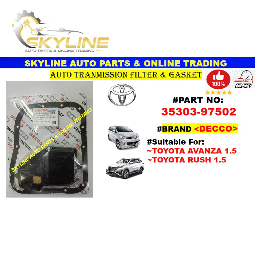 35303-97502 Toyota Avanza 1.5 / Rush 1.5 Auto Tranmission Filter ...