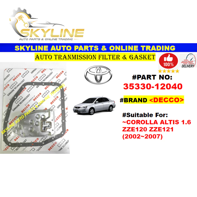 35330-12040 Toyota Corolla Altis 1.6 ZZE120 ZZE121 Auto Tranmission ...
