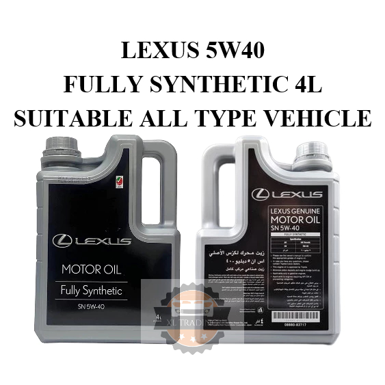 New Packing Toyota Lexus 5W40 Fully Synthetic Engine Oil 5W40 Fully ...