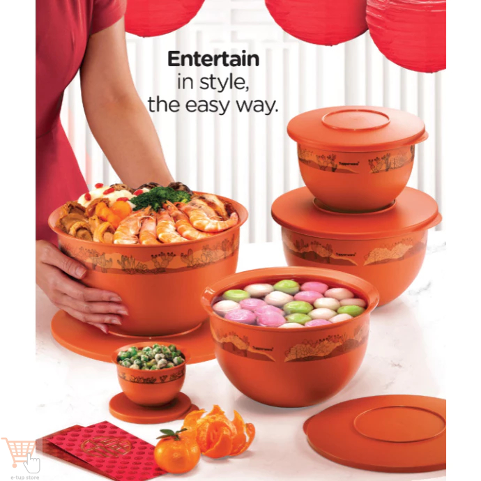 Tupperware Expression Bowl Level Set (5pcs) | Shopee Malaysia