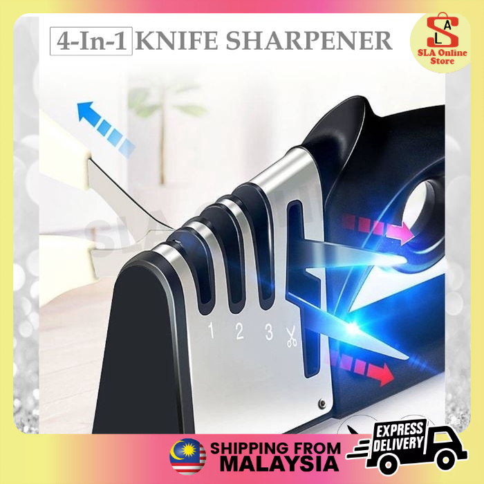 Kitchen Gadget Sharpening Artifact Kitchen Knife Sharpener 3/4 Stage ...