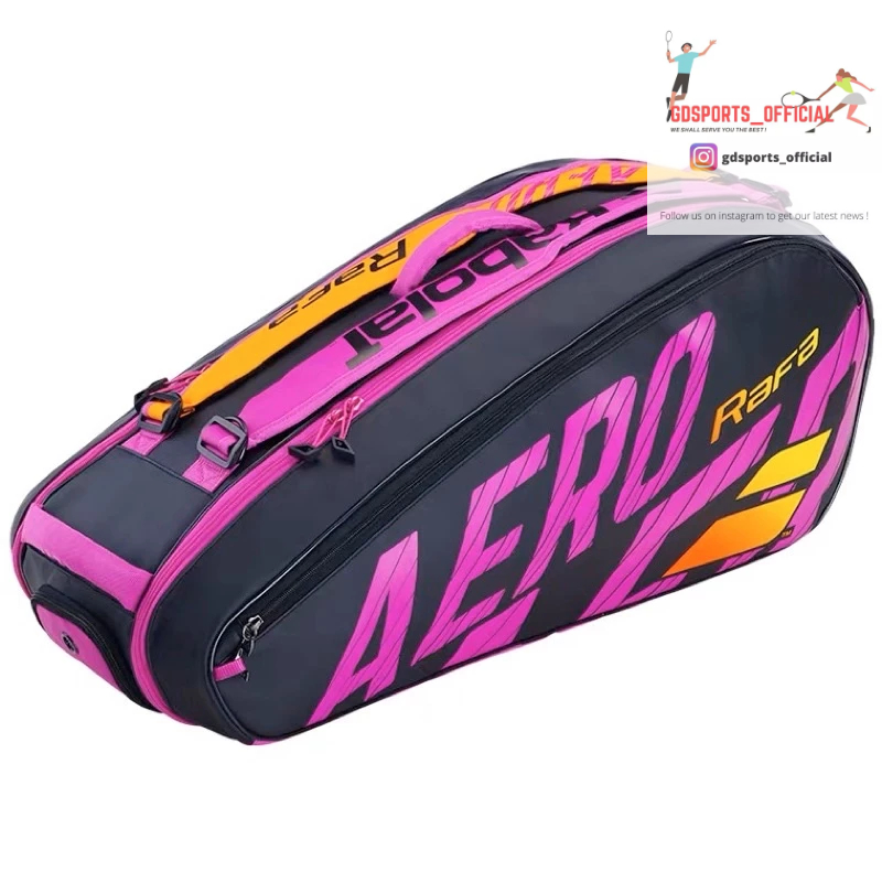 Babolat 2021Pure Aero Rafa Nadal 6/12pcs Tennis Racket Bag | Shopee ...