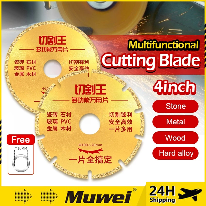 4" Diamond Cutting Disc Concrete Block Marble Brick Concrete Masonry ...