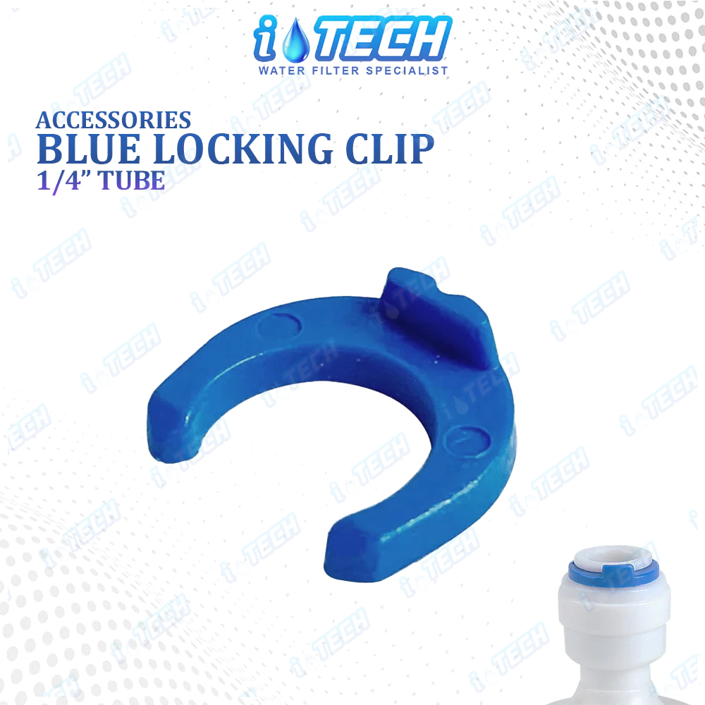 RO Quick Connect Blue Clip Locking Clip Clamp for 1/4'' RO Tube ...