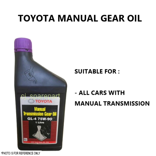 TOYOTA 75W-90 MANUAL TRANSMISSION GEAR OIL GL-4 75W90 1 LITER | Shopee ...