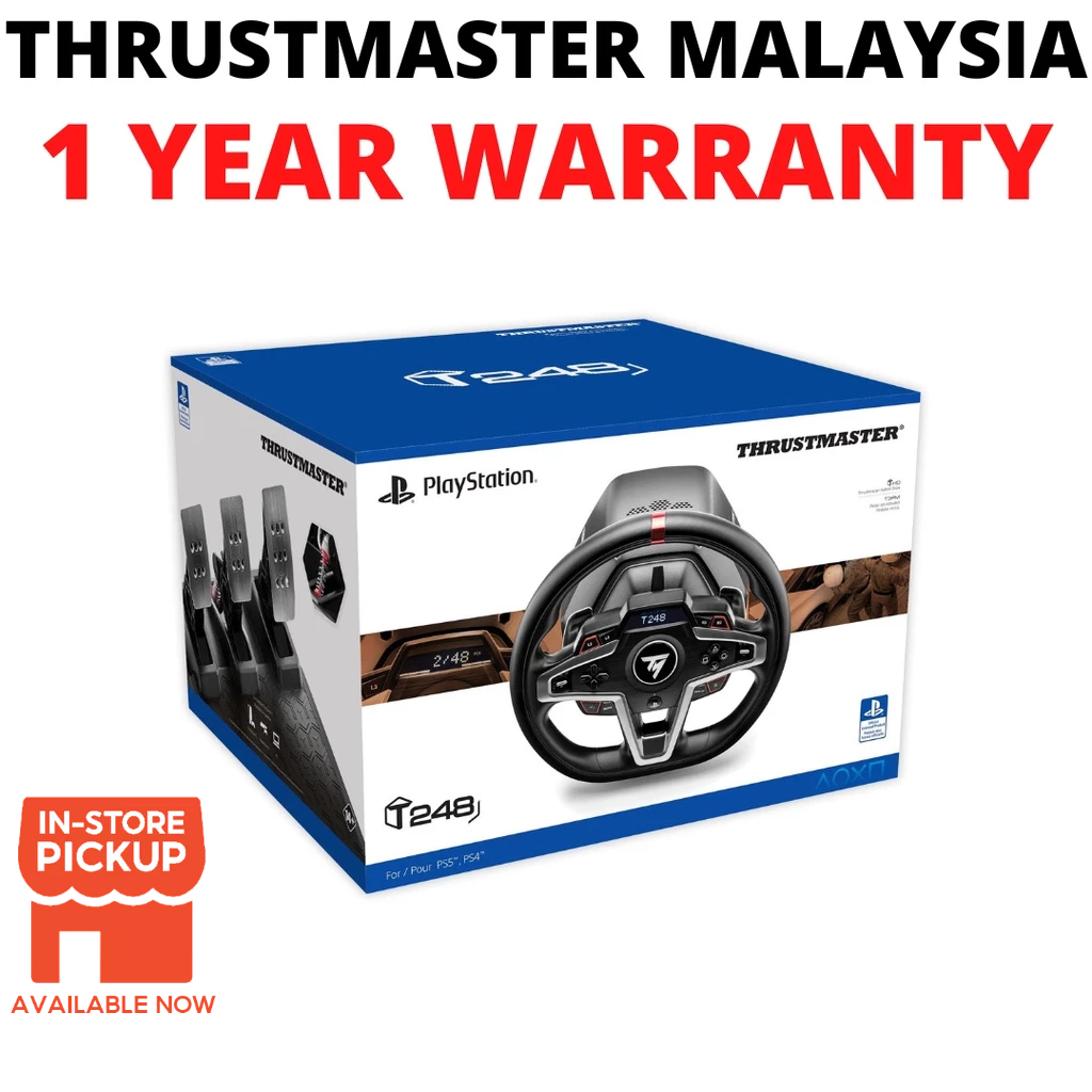 Thrustmaster T248 Racing Wheels and Pedals - Next Gen Racing Simulation ...