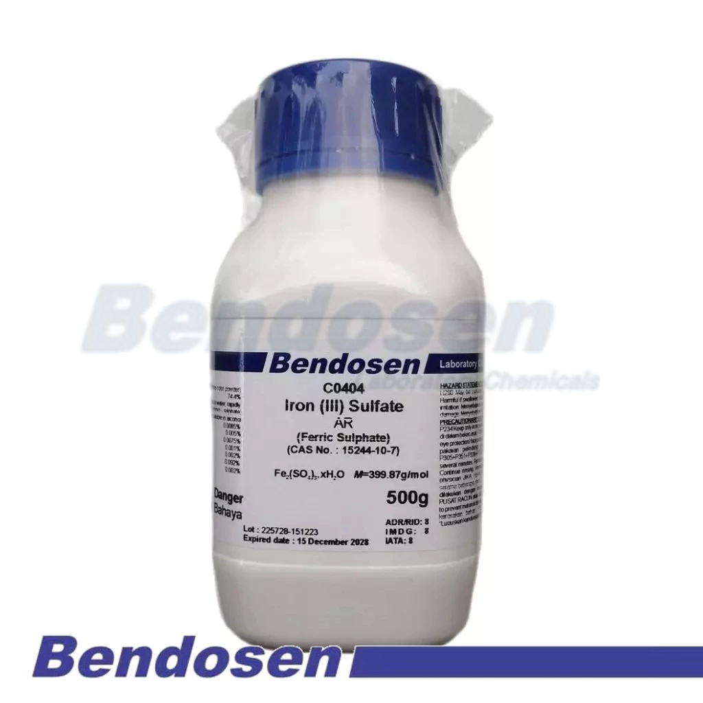 Iron (III) Sulphate AR, 500g, BENDOSEN. | Shopee Malaysia