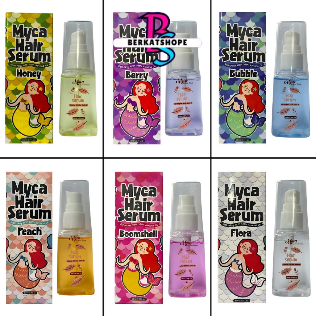 MYCA HAIR SERUM HAIR SPRAY PERFUME HQ Jajja Hair Care Scalp Dry Kering ...
