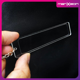 TNG Acrylic UHF RFID Tag Sticker Holder Free Keychain Ring Kunci Laser ...