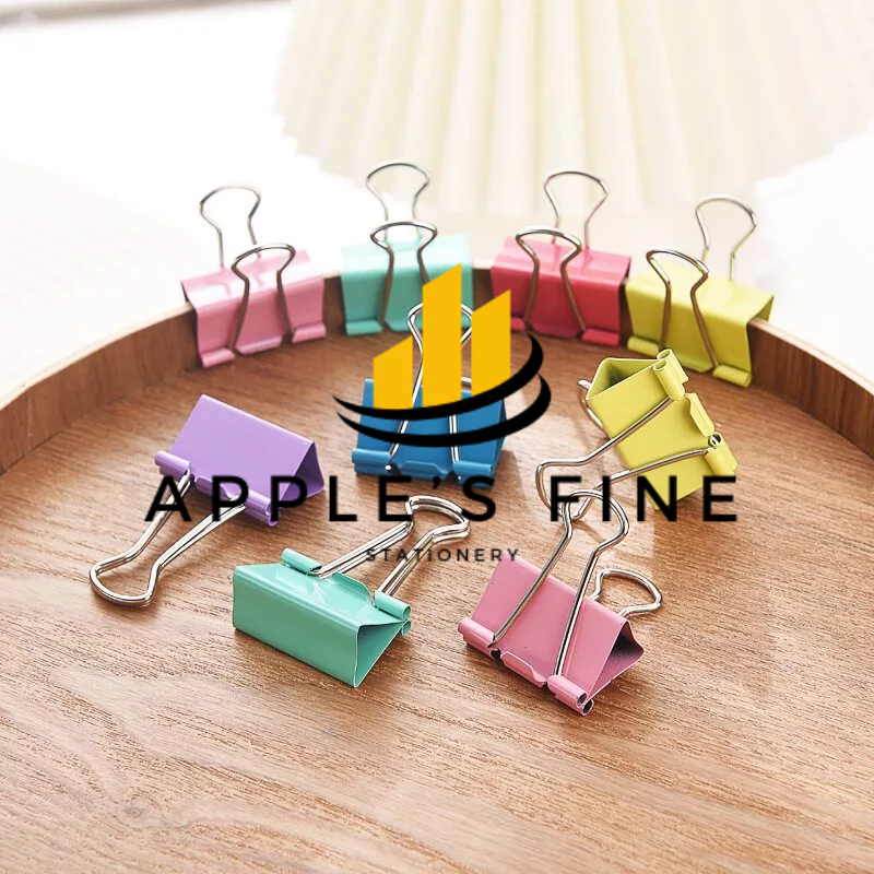 *Ready Stock* Color Binder Clip / Paper Clip / Double Clip (Drum ...