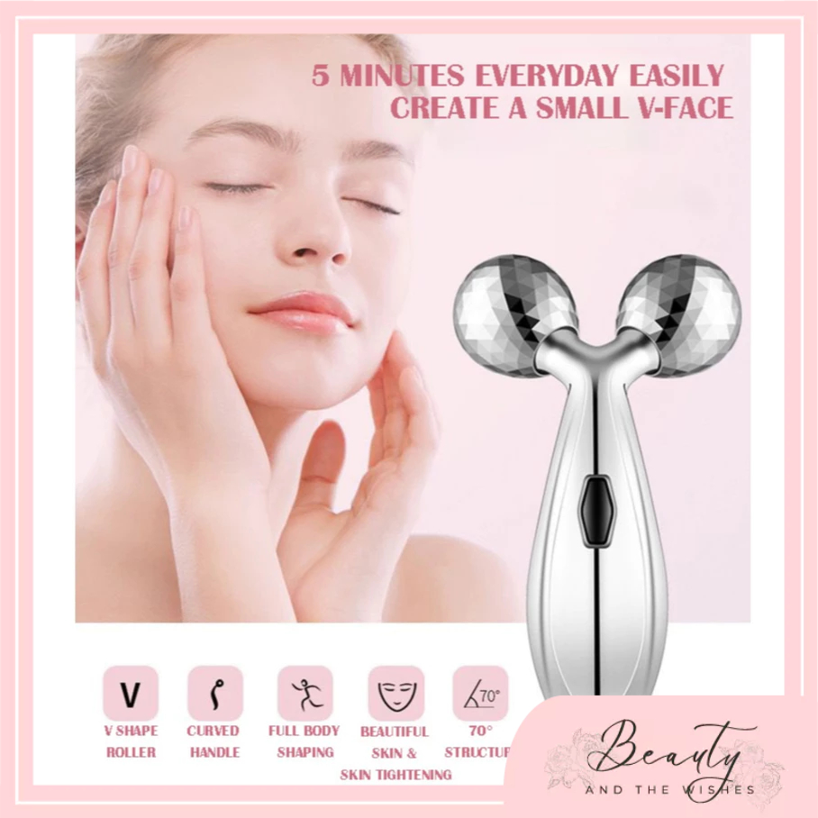 3D Massager Platinum Roller Full Body Slim Shape Y Shape Face Skin ...